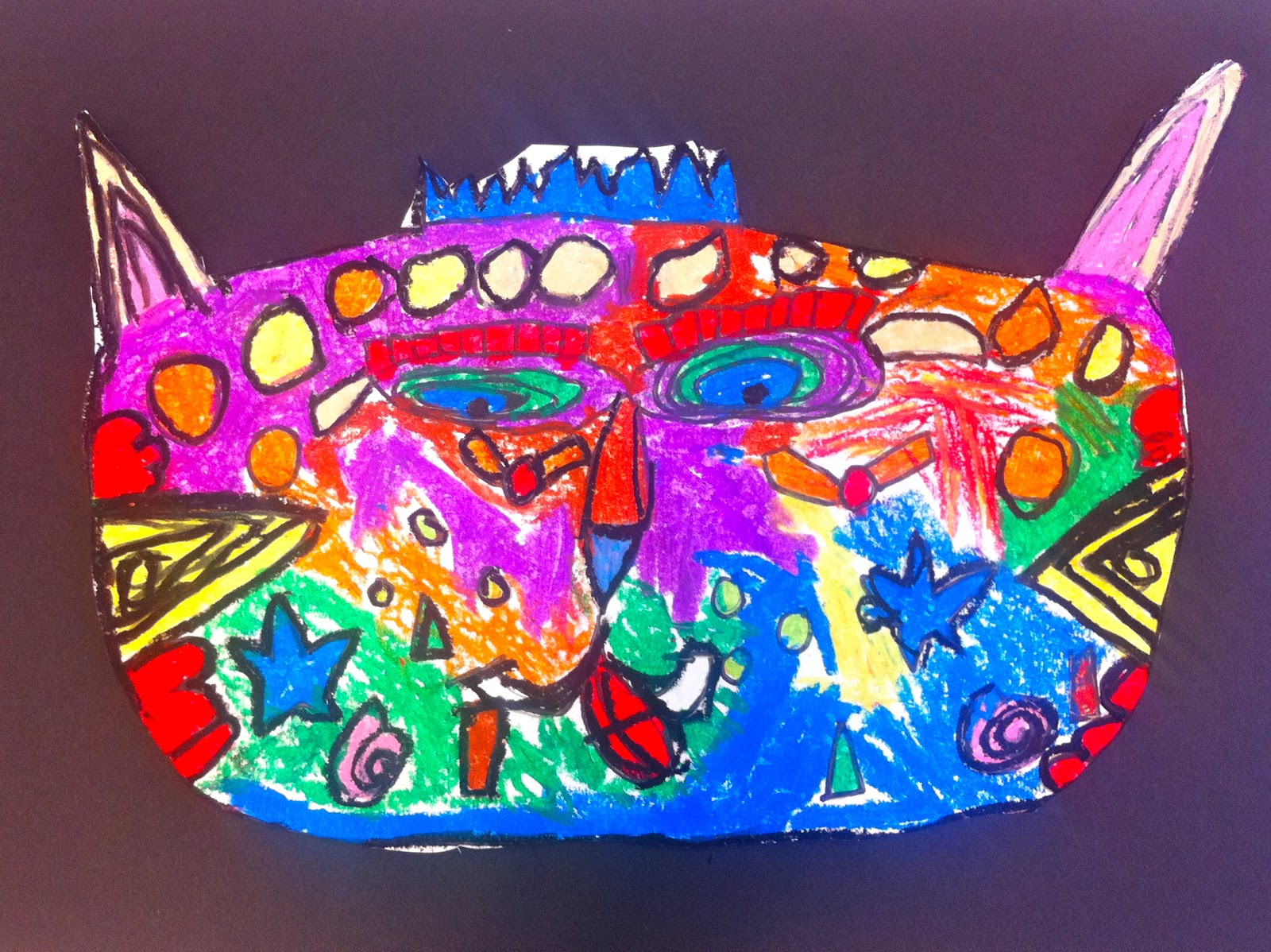 Expression of Imagination: Crazy Cool Cats!! by 3rd grade