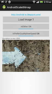 Android-er: Scale bitmap with inDither and inPreferQualityOverSpeed