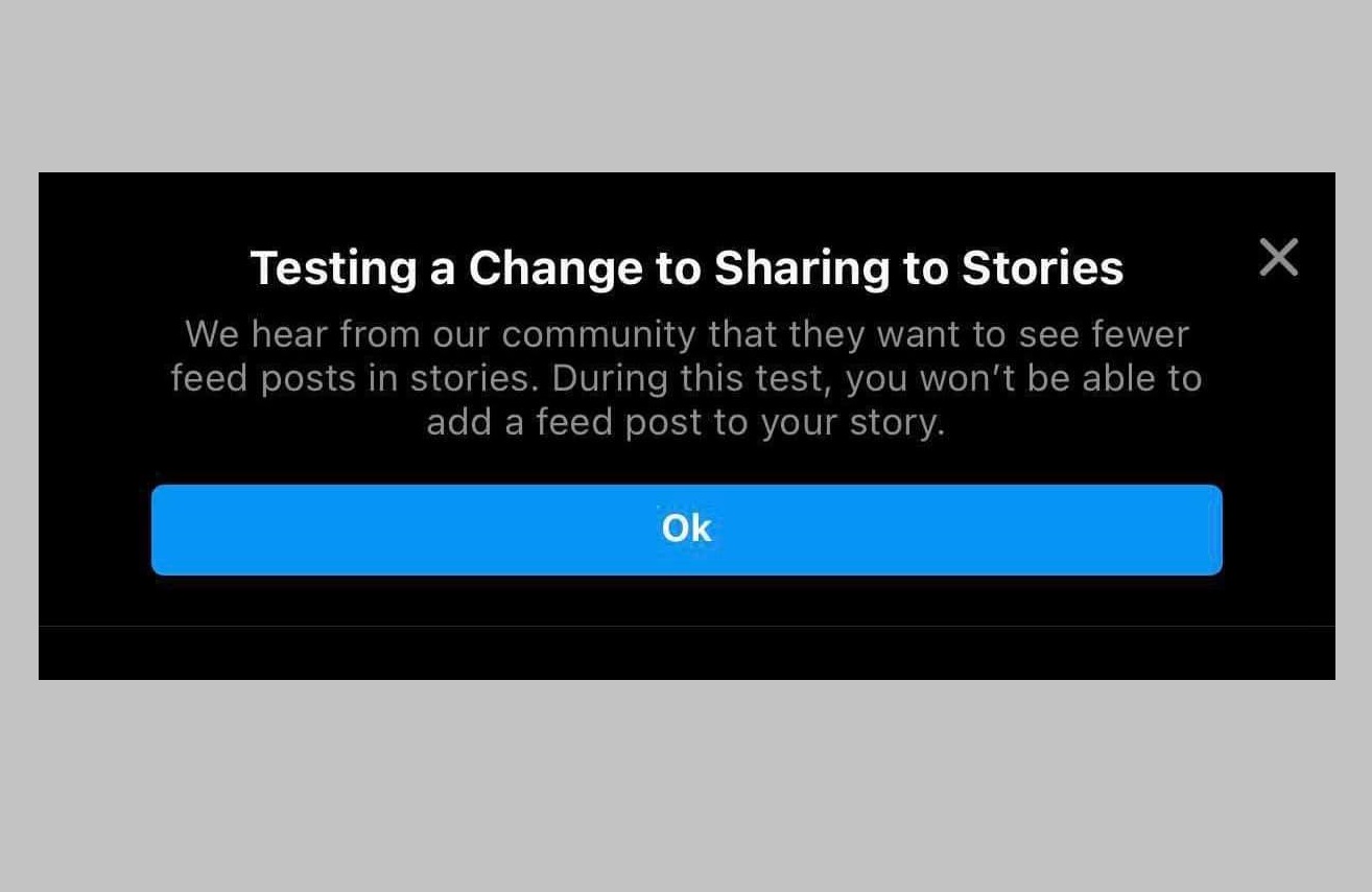 Instagram Experiments Forbidding a Number of People from Sharing Posts ...