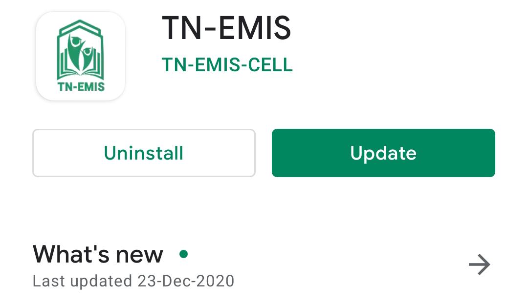 TN-EMIS Mobile App Update Now - New Version Available (28.12.2020 ...