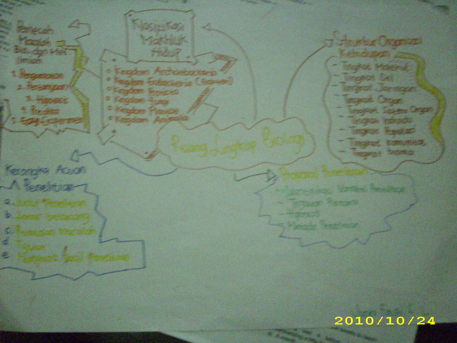 Junia's: Mind map biologi tentang klasifikasi makhluk hidup