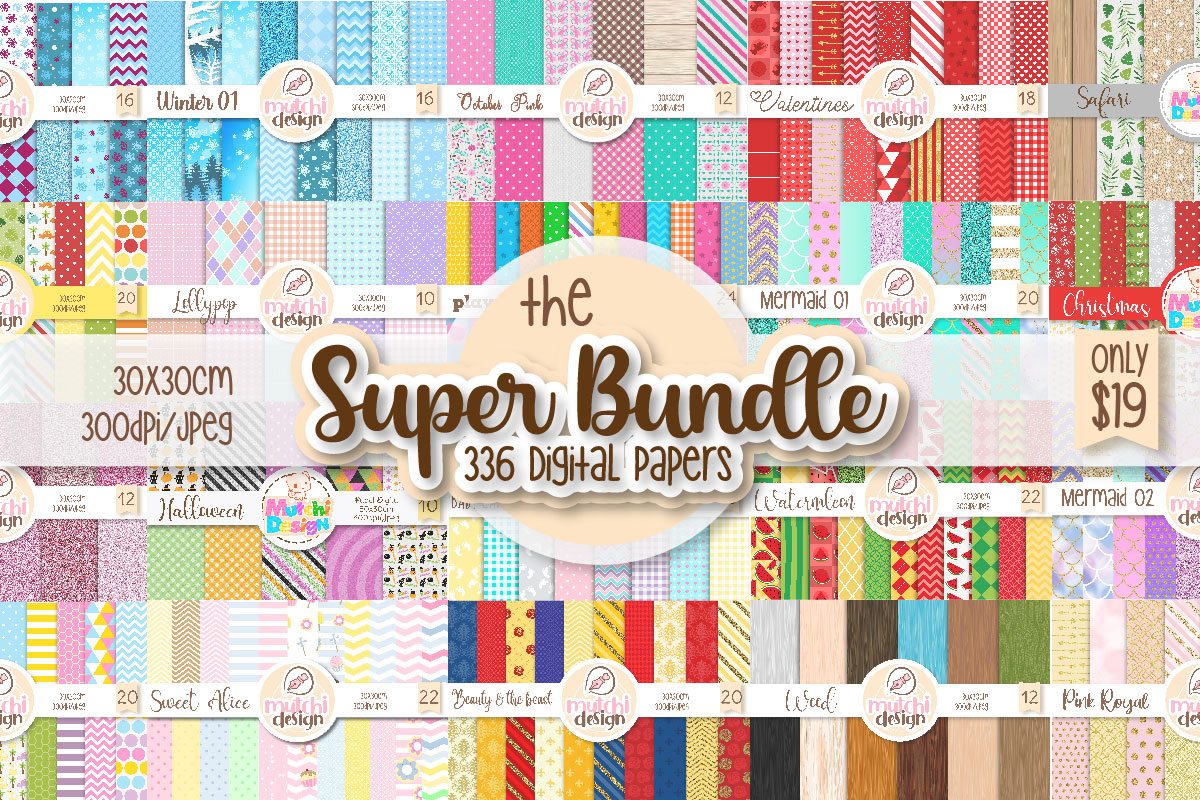 The Super Digital Papers Bundle