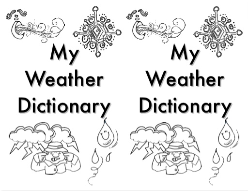Clip Art by Carrie Teaching First: Weather Words