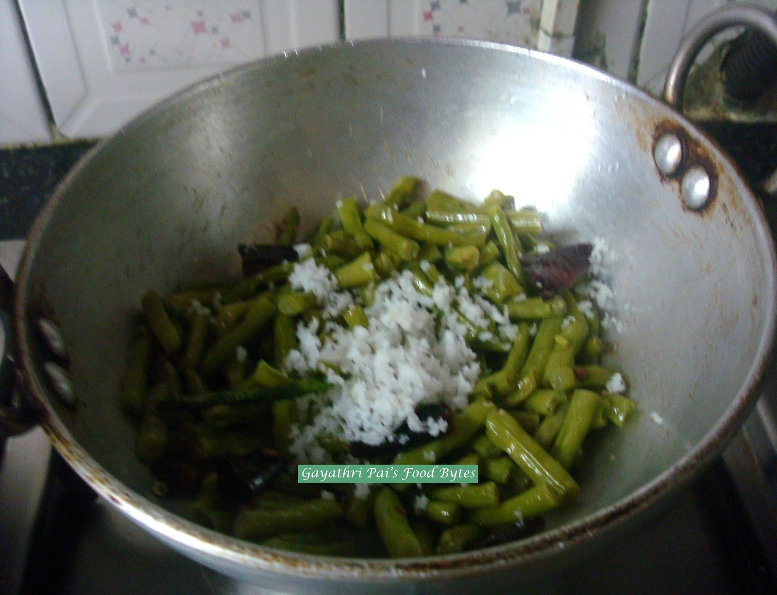Gayathri Pai's Food Bytes: Alsande Upkari / Chawli Bhaji / Yard long ...