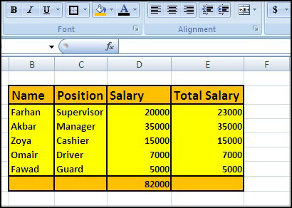 SUM Function | SUM Function in Excel | Microsoft Office training