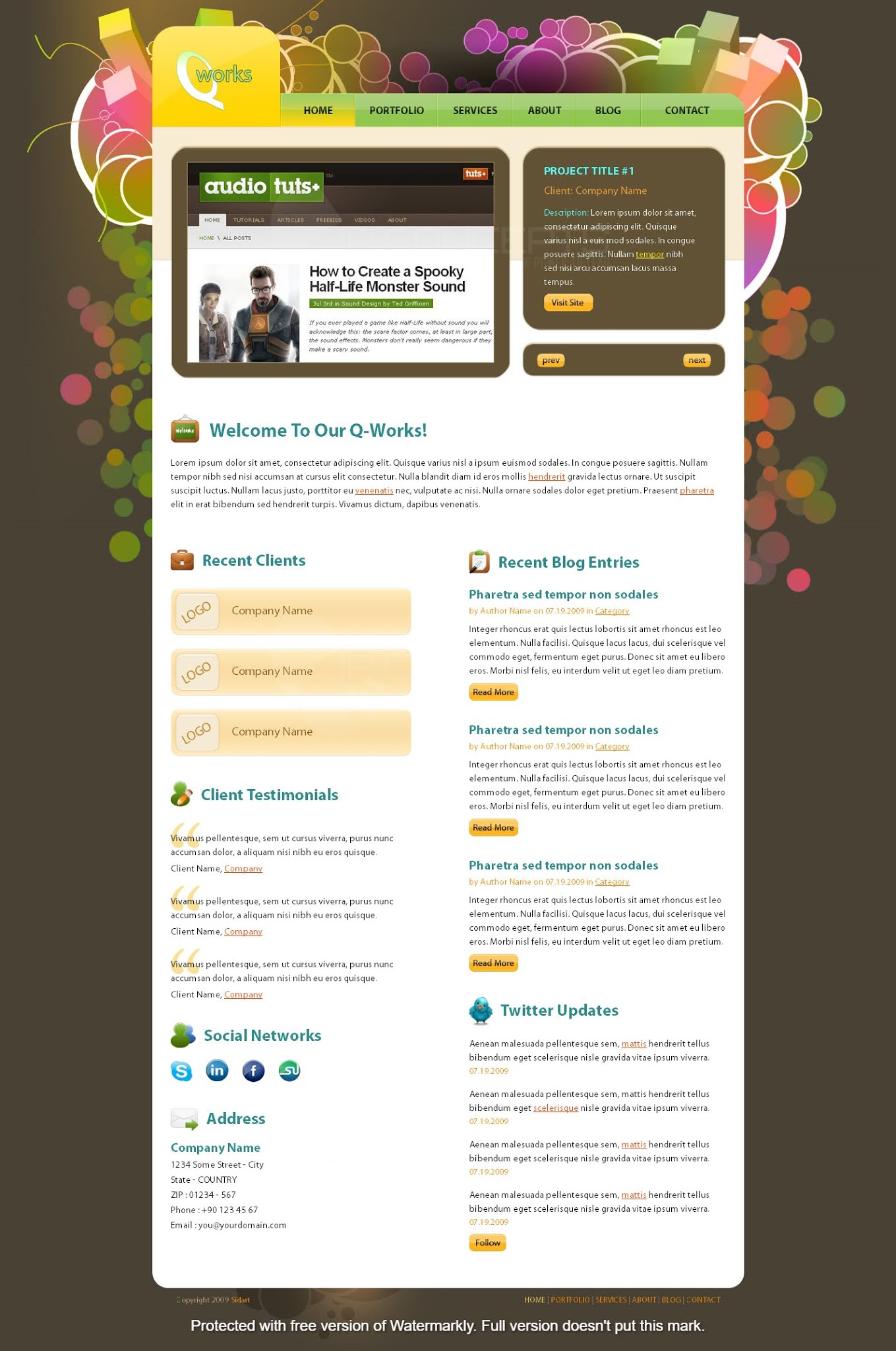 Web Templates Designs Samples & Different Graphic Designs Samples JP ...