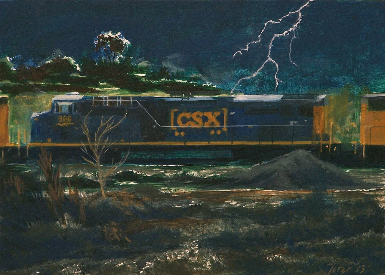 Avid Art: Series - Locomotive - CSX 966 Lightning