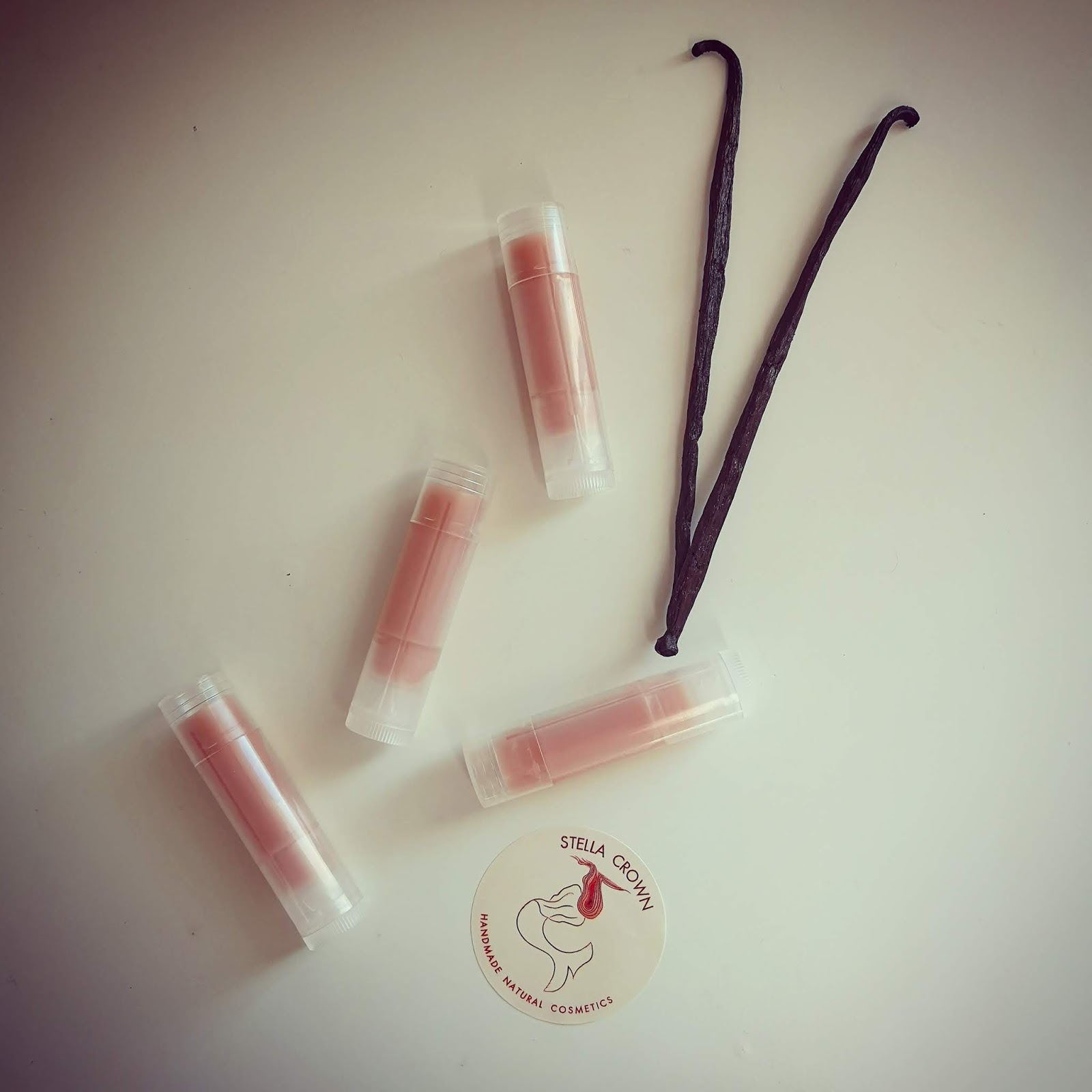 Stella Crown Natural Cosmetics: vanilla shea butter lip balm