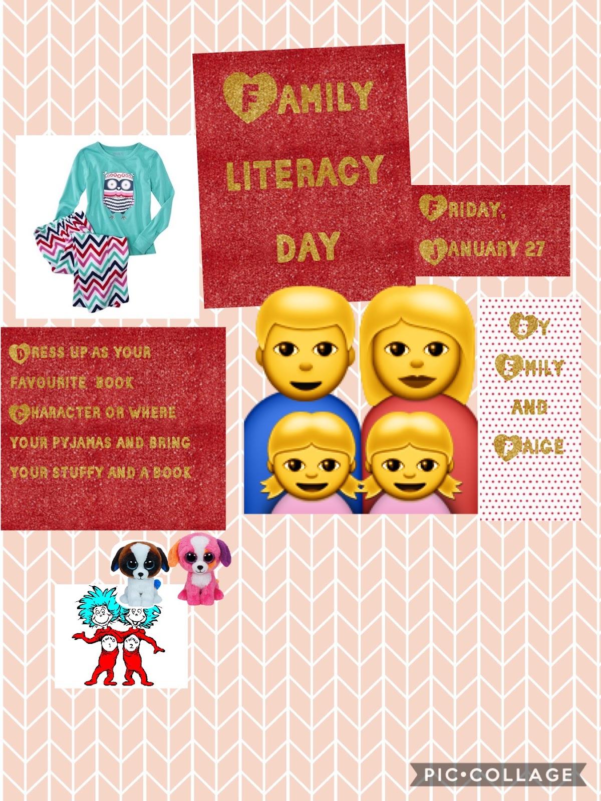 Mrs. Addison's Mon'STARS': Family Literacy Day Posters
