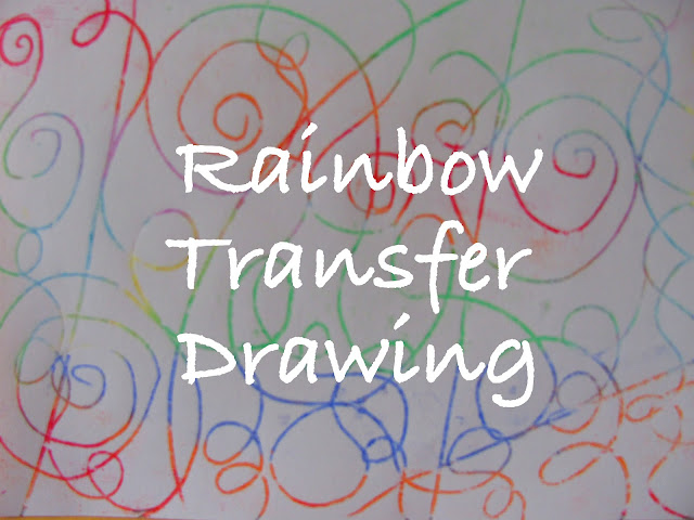 The Chocolate Muffin Tree: Rainbow Transfer Drawing