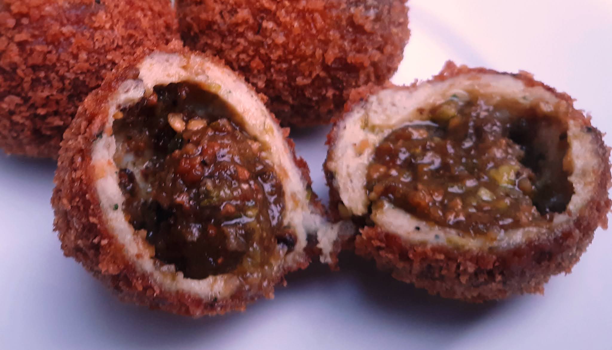 Persnickety: Pistachio Butter Chicken Balls