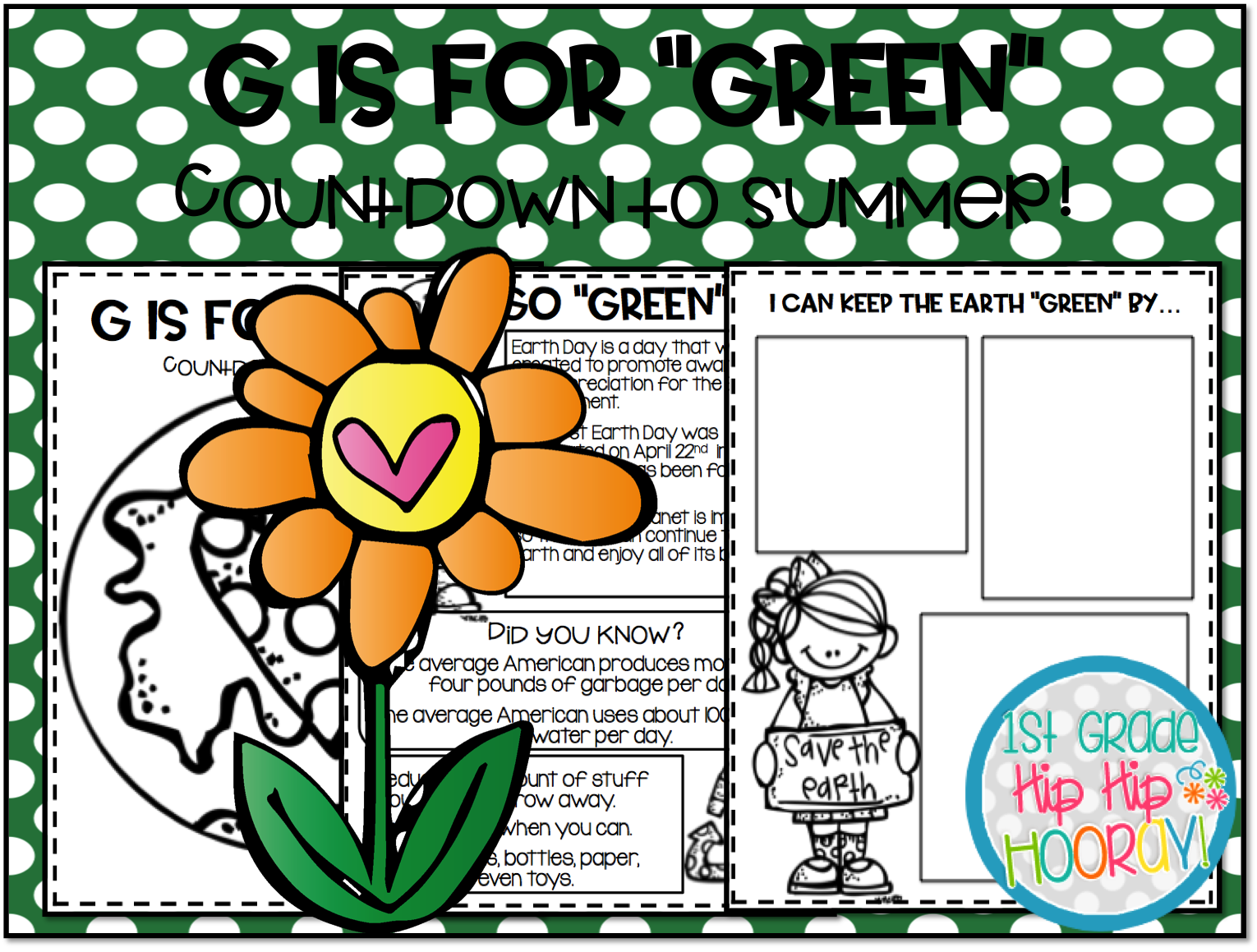 1st Grade Hip Hip Hooray!: ABC Countdown to Summer!