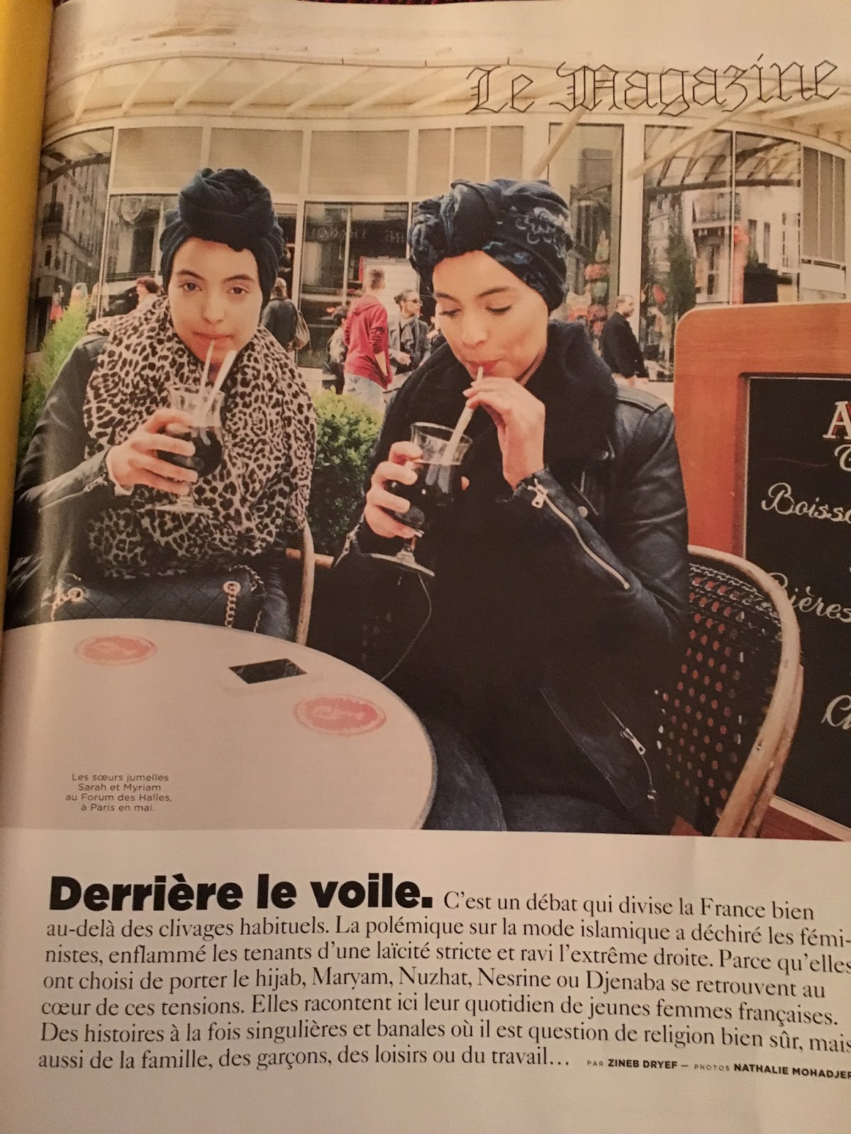 Blog gaulliste libre: L’effarant portrait de femmes voilées du Monde