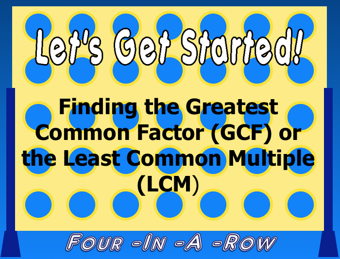 The Best of Teacher Entrepreneurs: FREE MATH LESSON - “Greatest Common ...