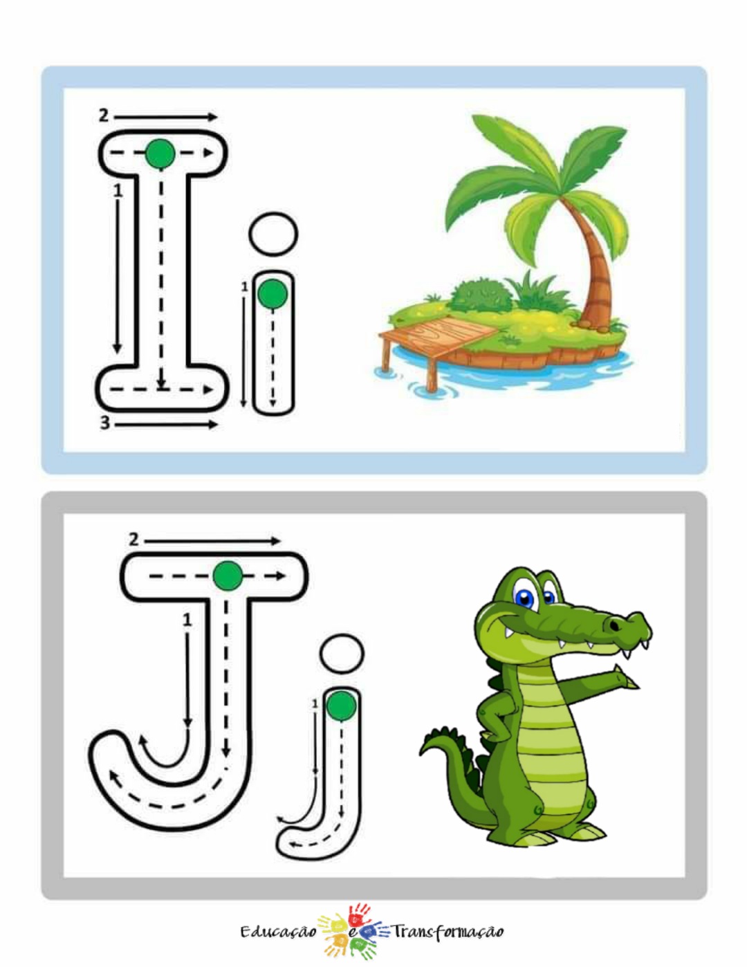Alfabeto grafomotor Fichas para trabalhar o alfabeto grafomotor ...
