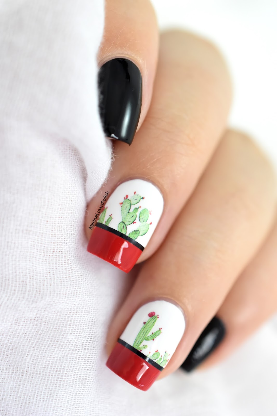 Cactus Nail Art