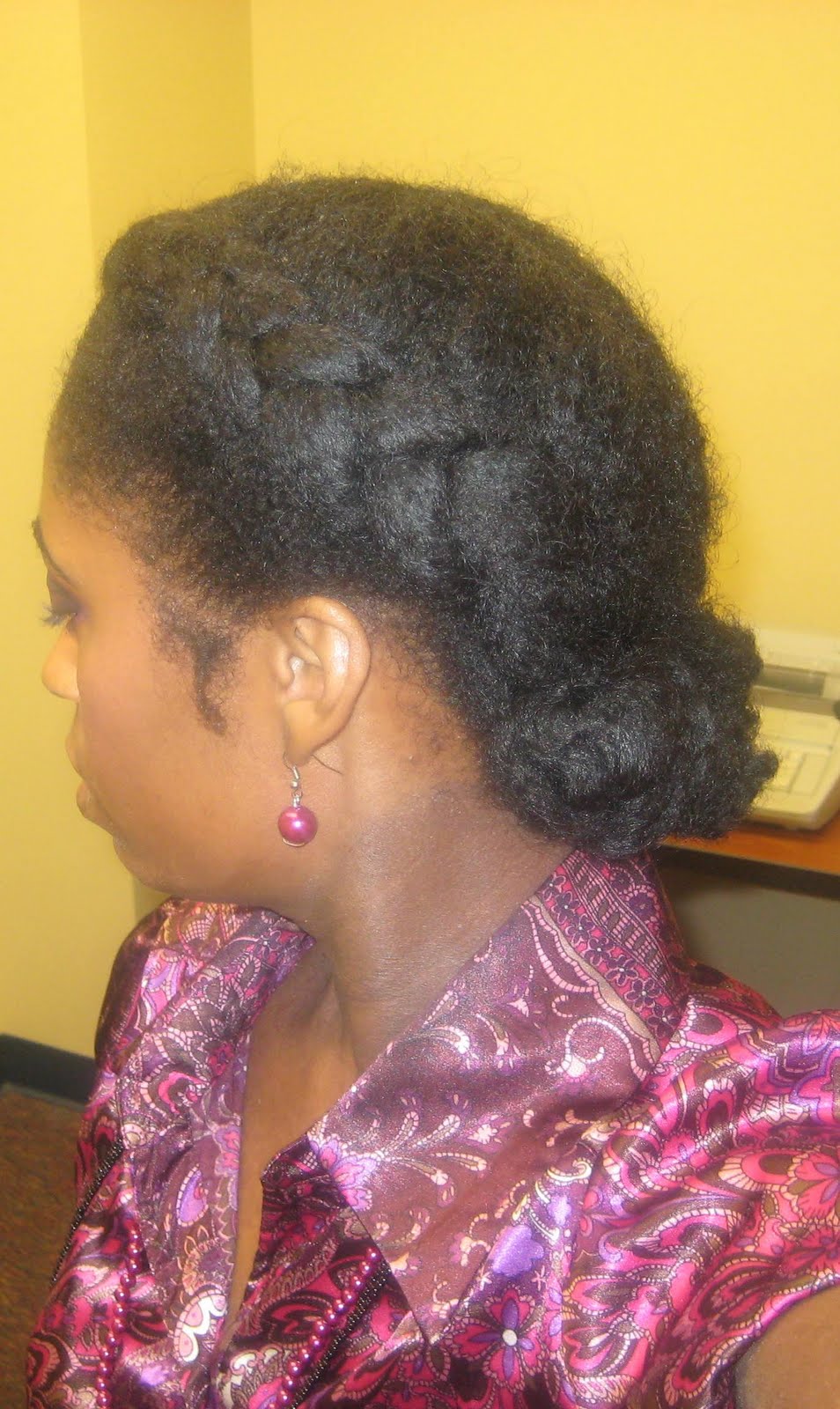 Naturally Elegant: Hair Today: French Braid Pin-Up (Day 6)