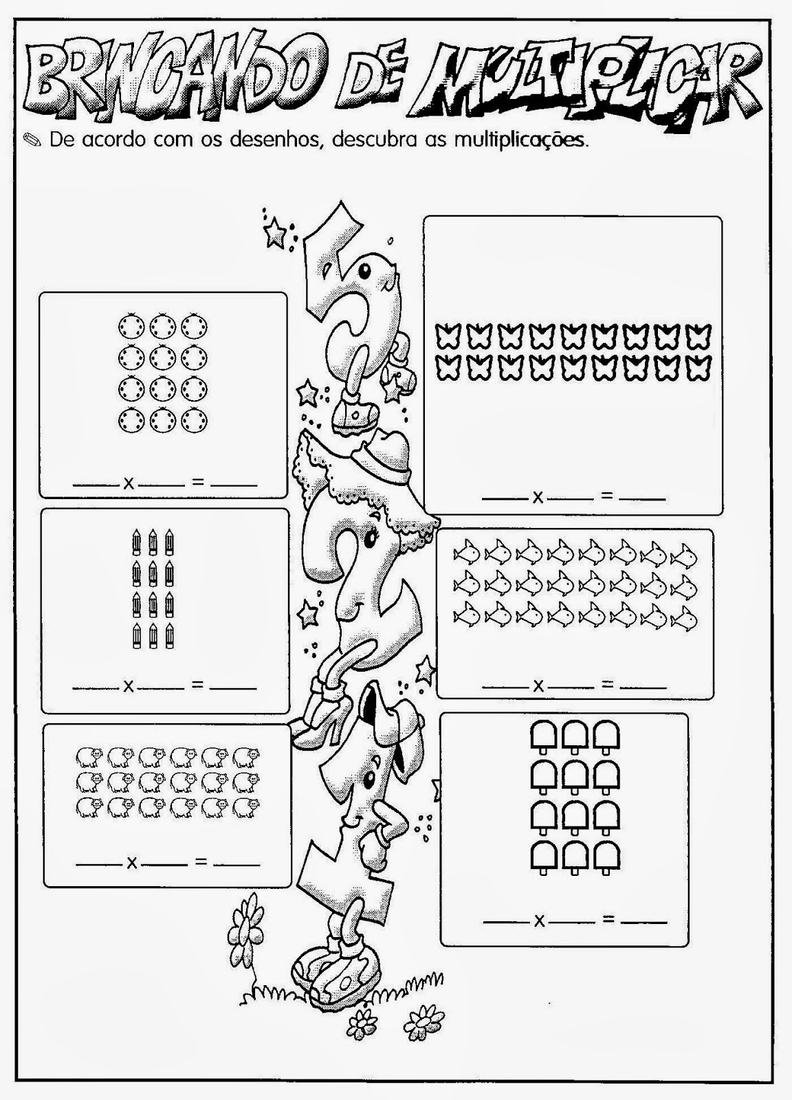 Educar X: Matemática: atividades de multiplicação