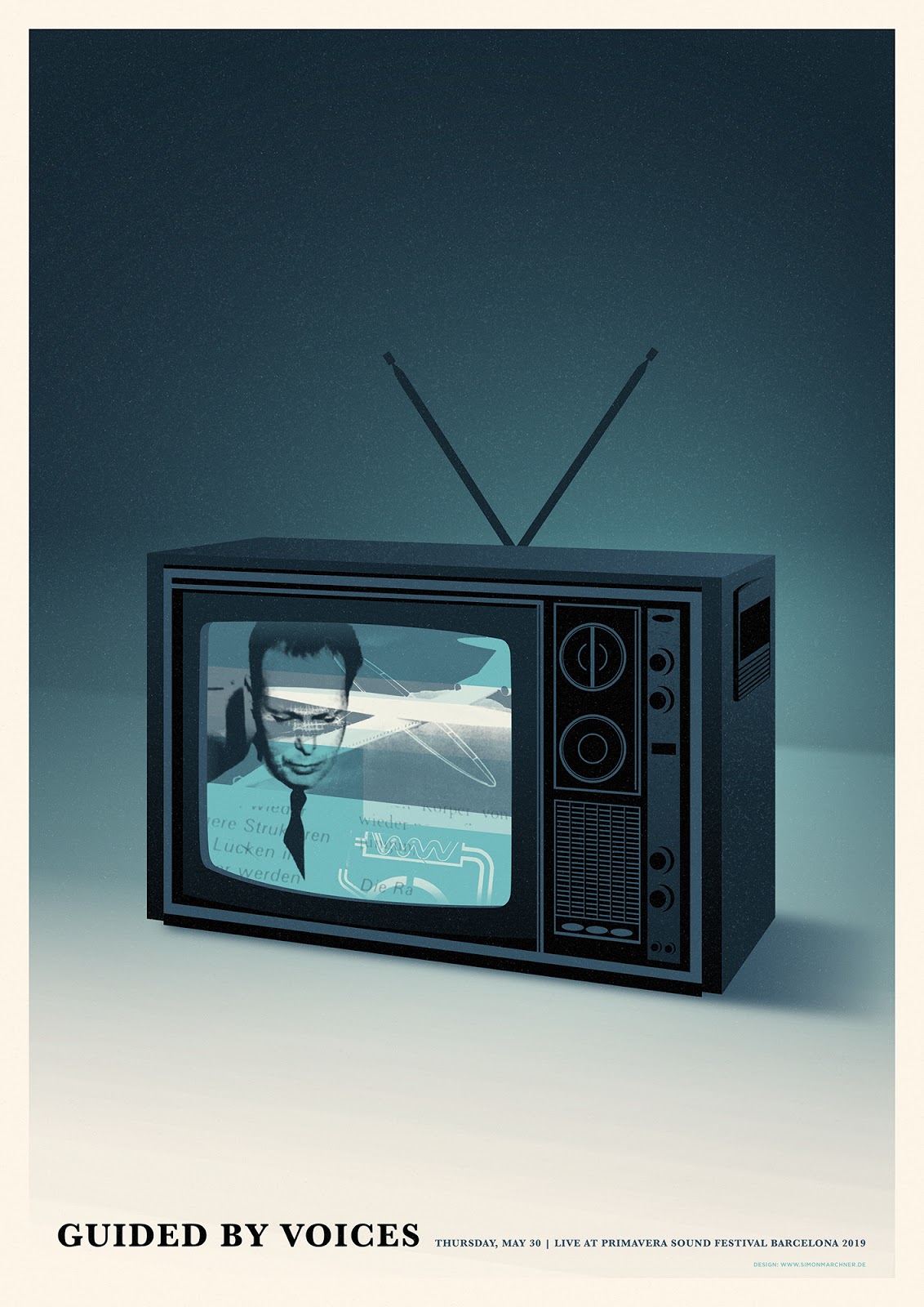 INSIDE THE ROCK POSTER FRAME BLOG: Simon Marchner Guided By Voices ...