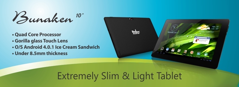 Relion RealPad Bunaken P700 10" Quad Core Tablet Tipis dan Ringan - PoPuLaR