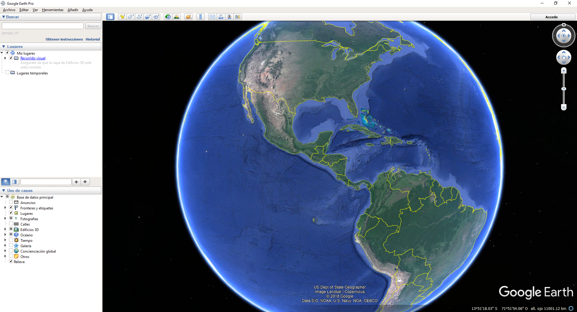Google Earth Pro v7.3.2.5776 Multilenguaje (Español), Visualizar la ...