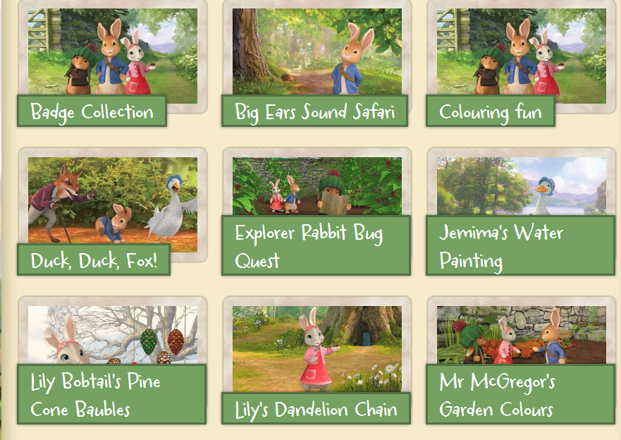 Los Rosales in English.: Peter Rabbit : Fun and Games