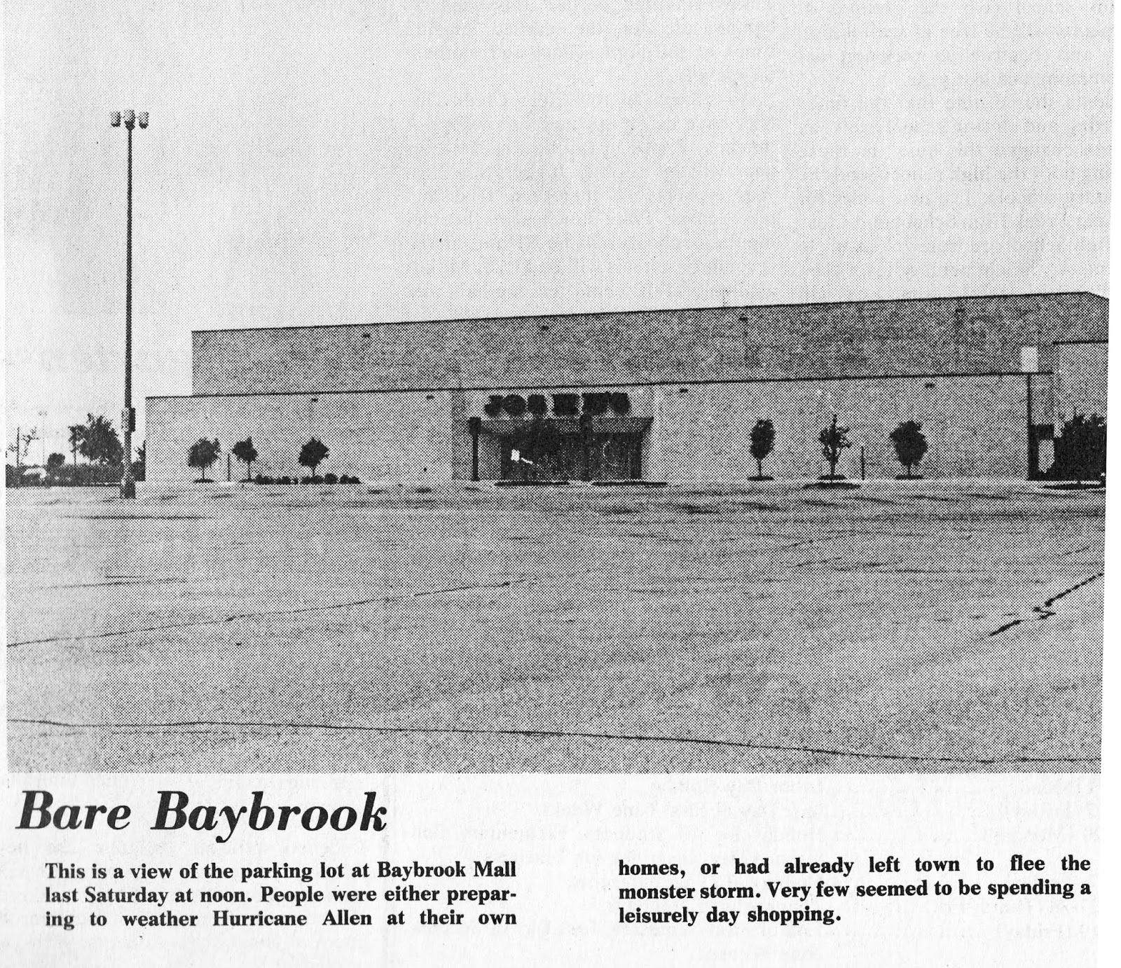 South Belt Houston Digital History Archive: July 1978 Baybrook Mall Opens