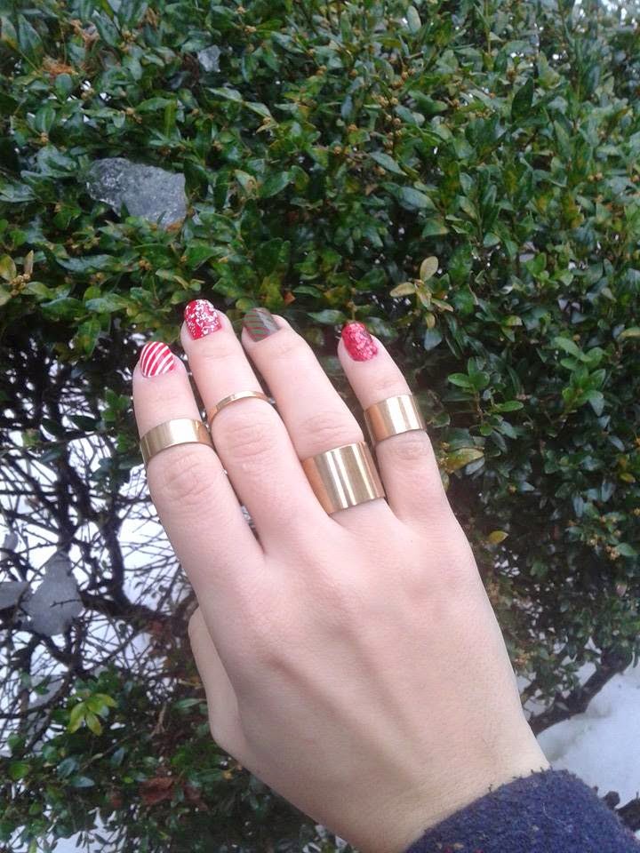 Gilded Feathers: Inele midi- Model 7- Pret 20 Lei