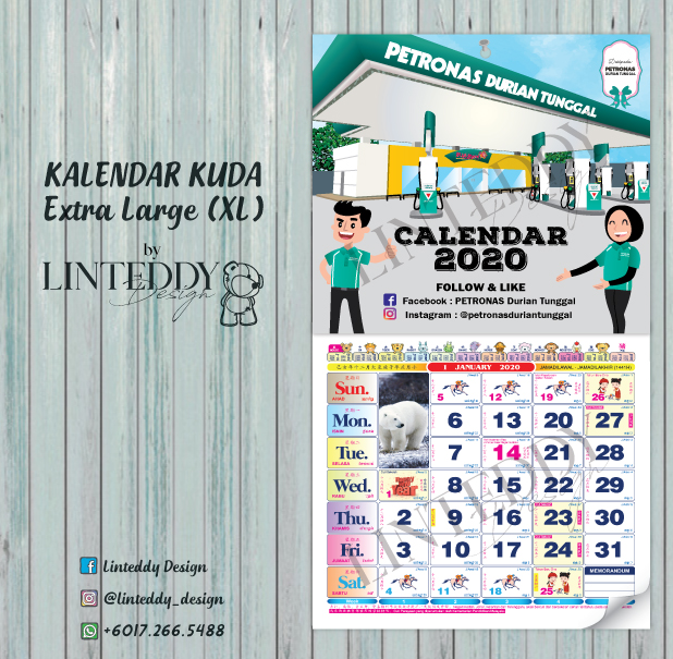 linTeddy Design: Kalendar Kuda (CLOSED NOW)