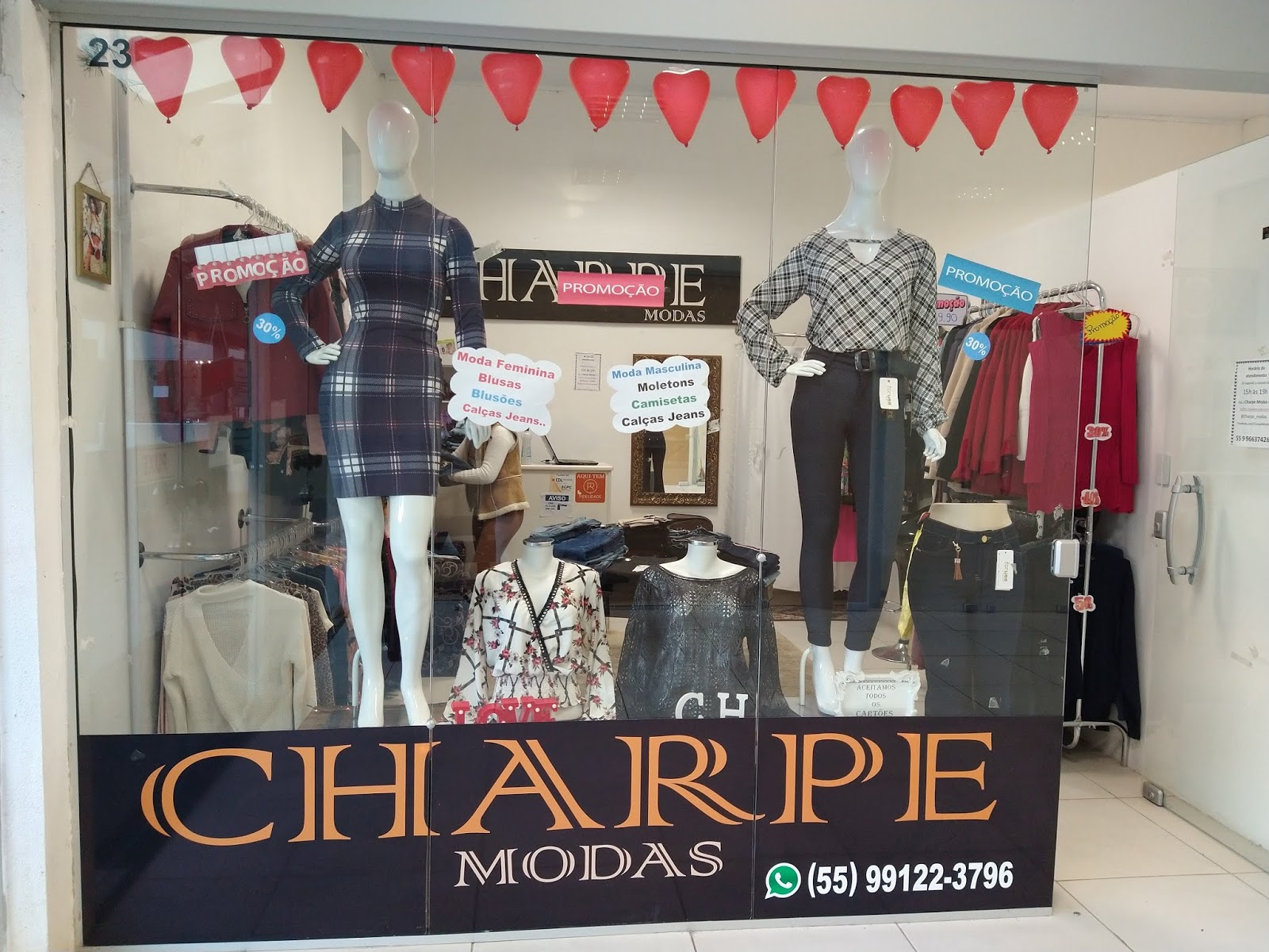 Charpe Modas segue com promoção de 30 a 50% de desconto - Coluna Ponto ...