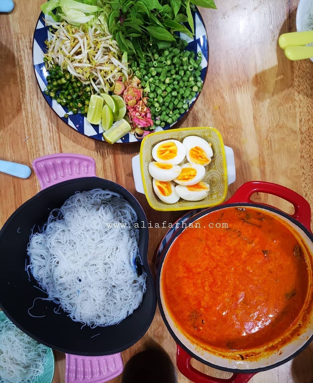 Resipi Laksa Siam Mudah dan Lazat | ALIA FARHAN