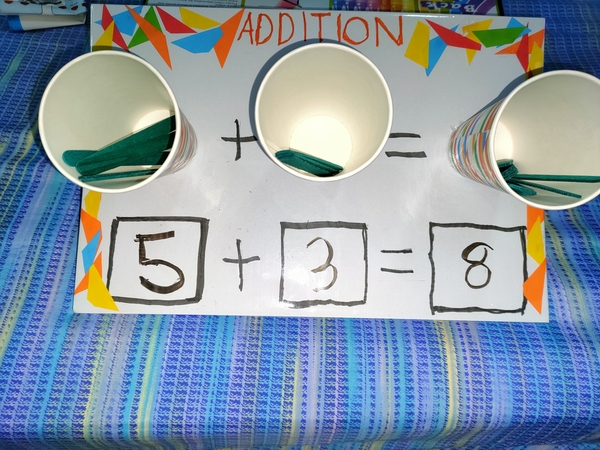 The Vincentian Oracle: Addition Popsicle sticks