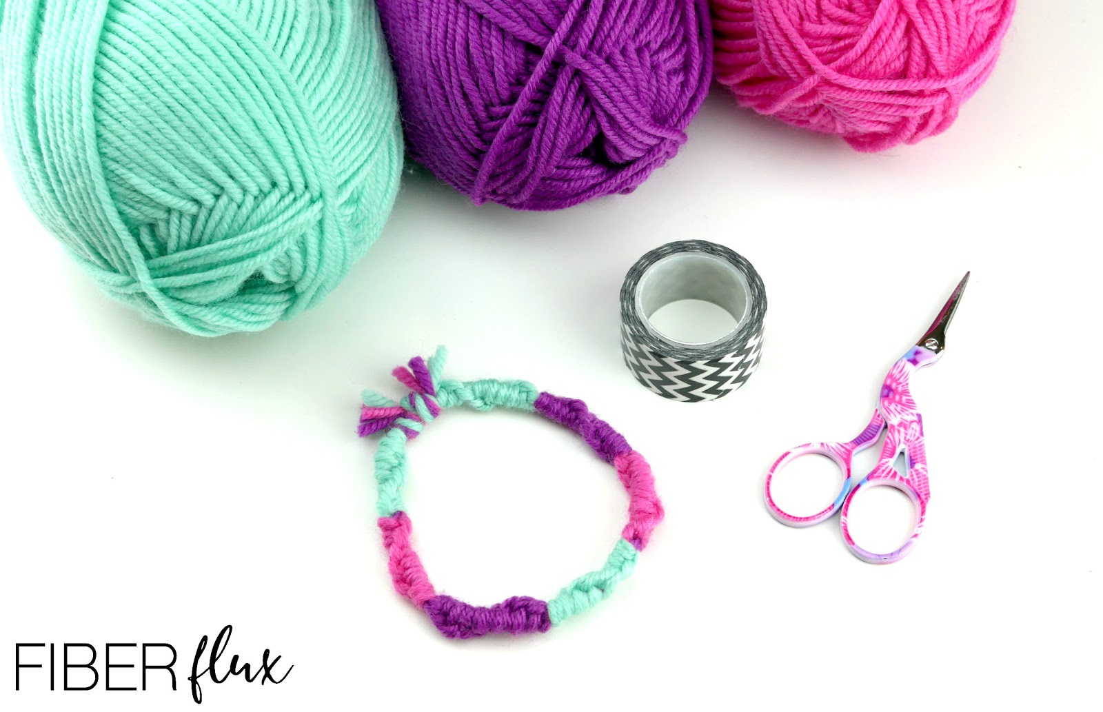 Fiber Flux: Spiral Yarn Friendship Bracelets, Yarn Craft + Video