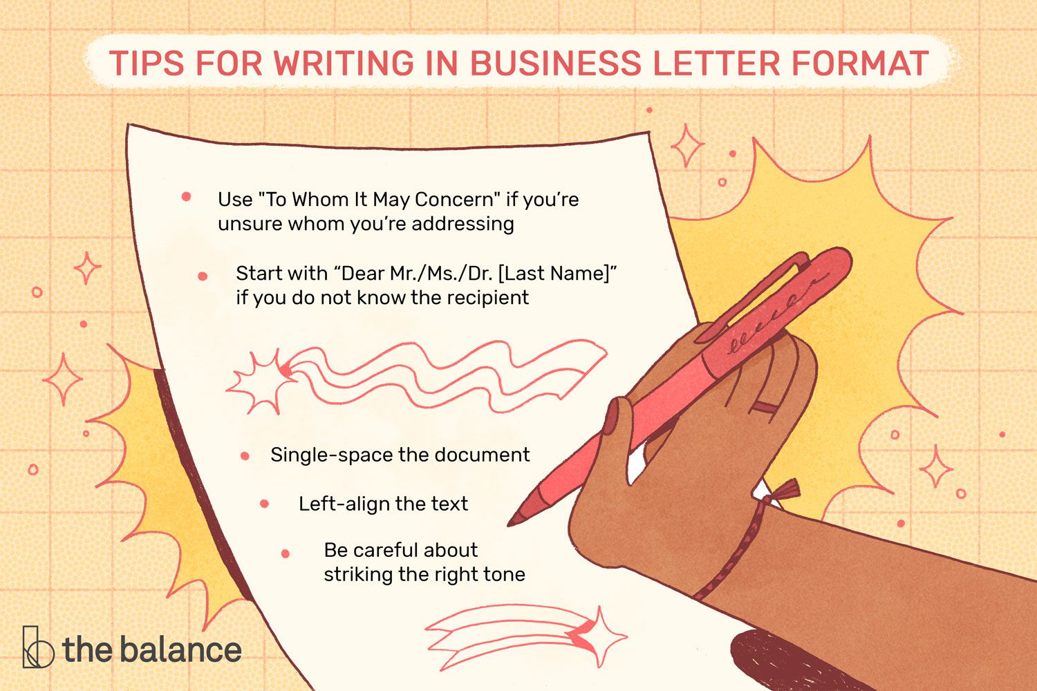 Informal Business Letter Format - Birthday Letter