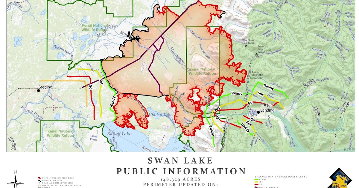 KPB Joint Information Center: 8/25/19 8:30 am Swan Lake Fire Map Update