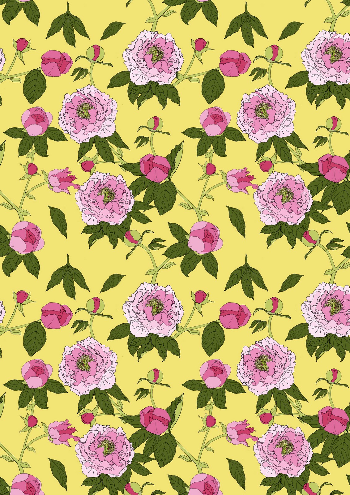 Nicola O'Byrne Illustration: Peony Patterns