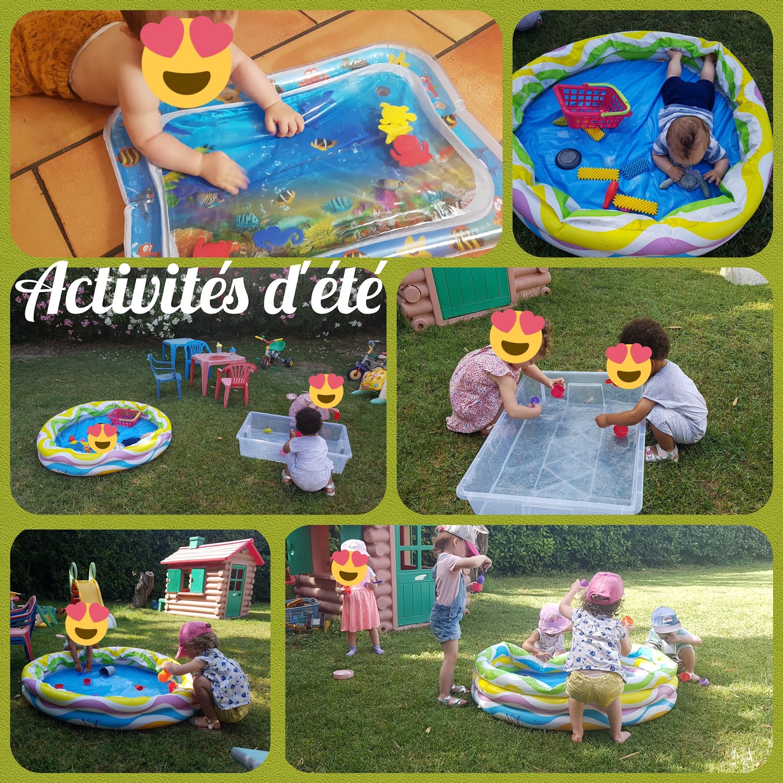 Assistante Maternelle Agréée nounou Karine: Les activités de l'été...