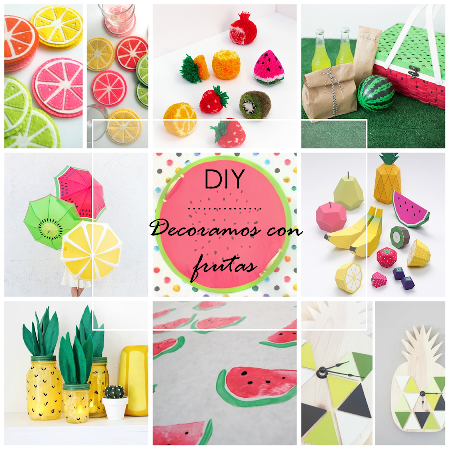 10 Ideas para decorar con frutas este verano | Decoración