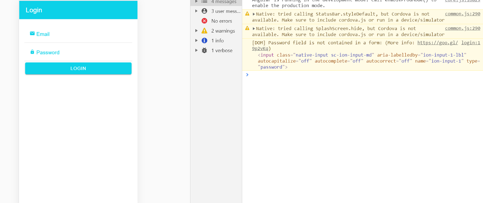 Tutorial Ionic : Menghasilkan Layout Login Sederhana (Part 3)