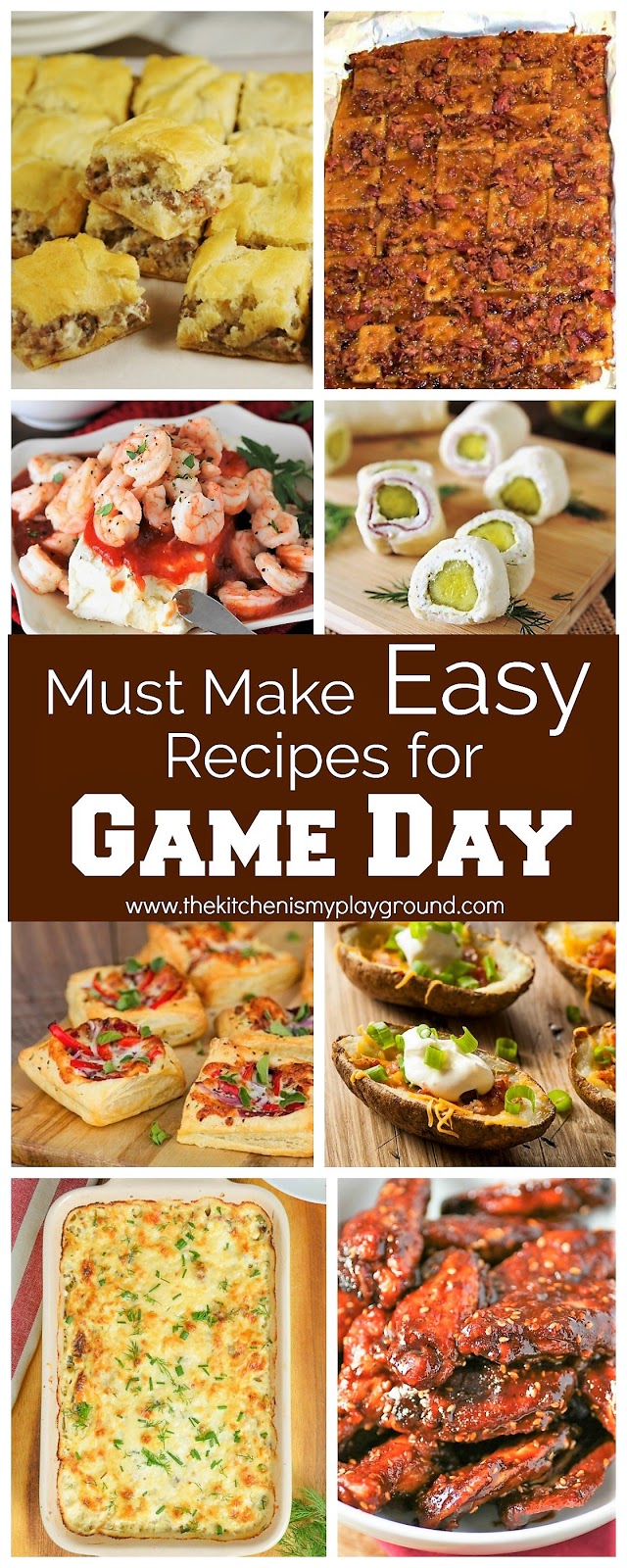 Must-Make Easy Recipes for Game Day! | The Kitchen is My Playground