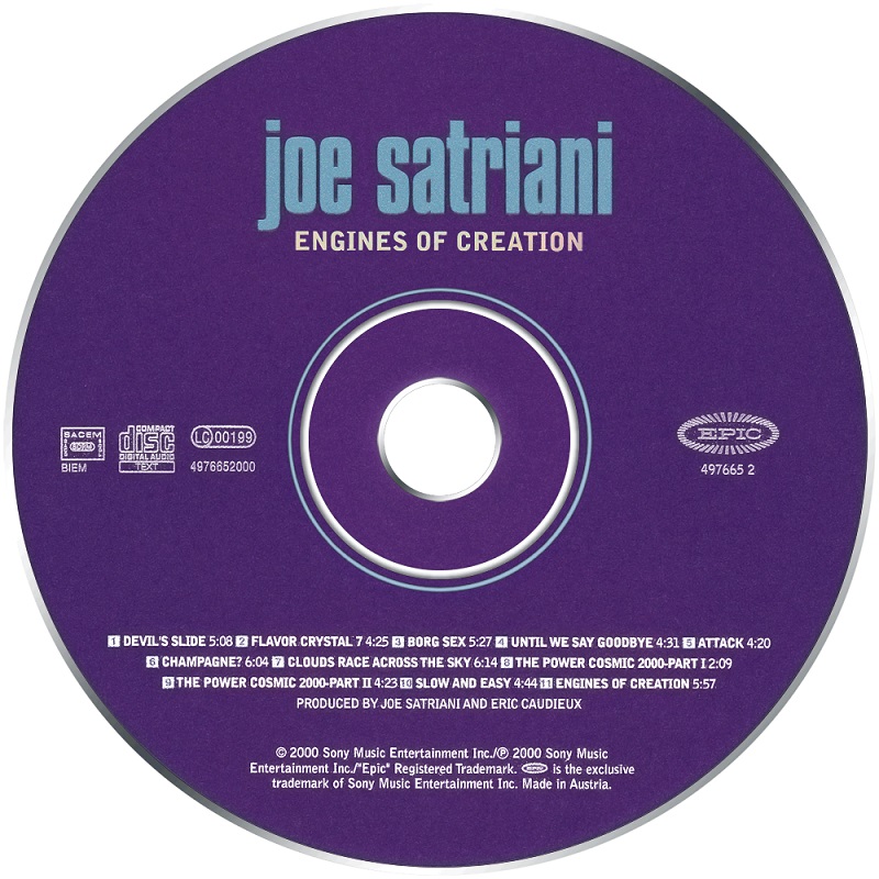Cries from the Quiet World: Joe Satriani "Engines Of Creation"