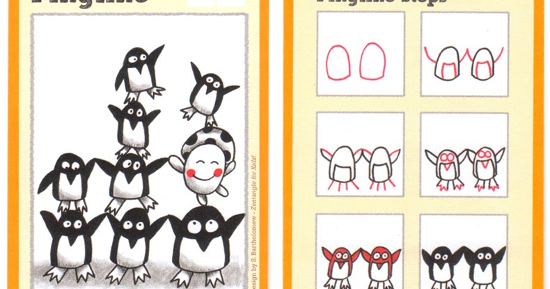 ZT for Kids!: Tangle Card Challenge #6 - Pingline