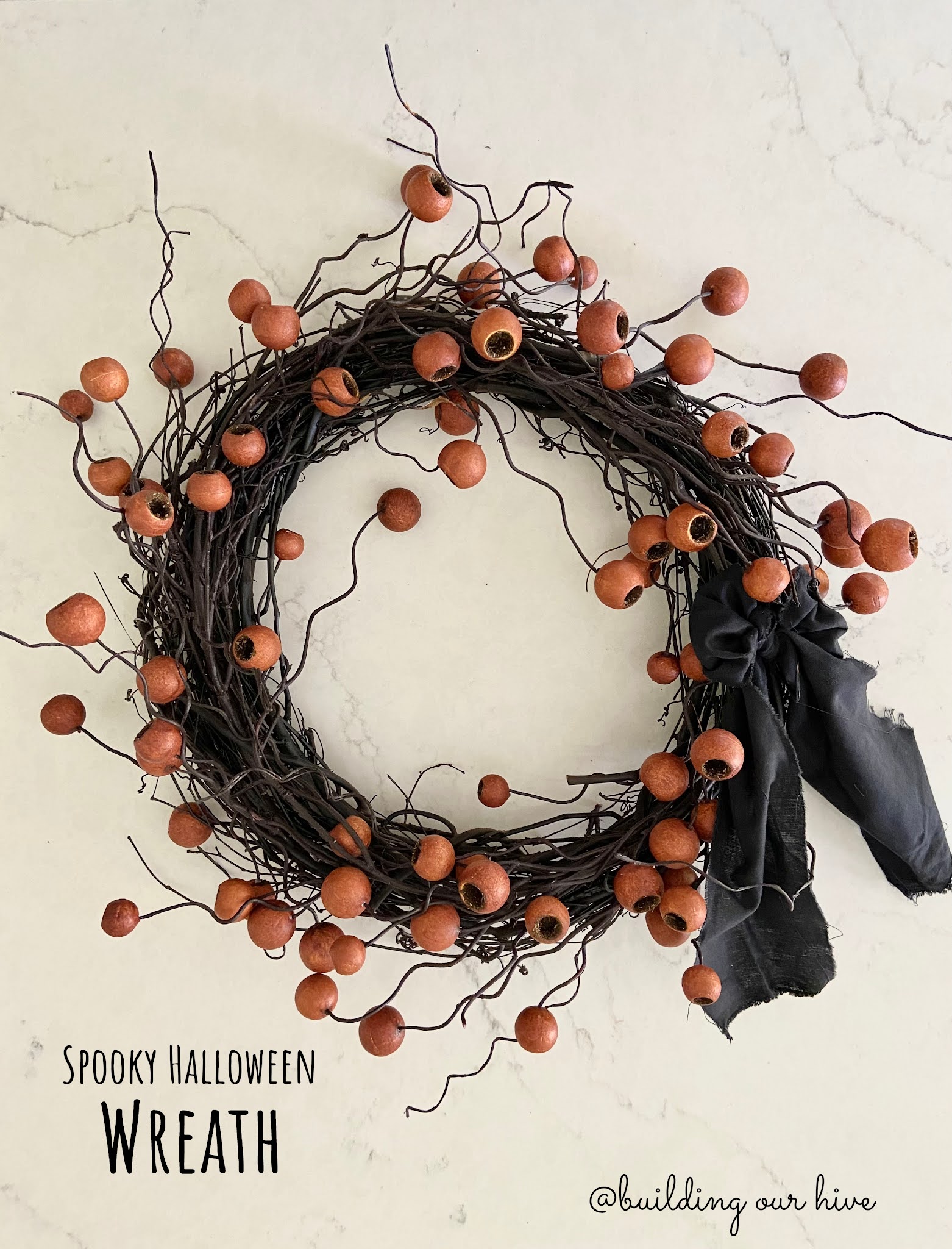 Spooky Hallooween Wreath