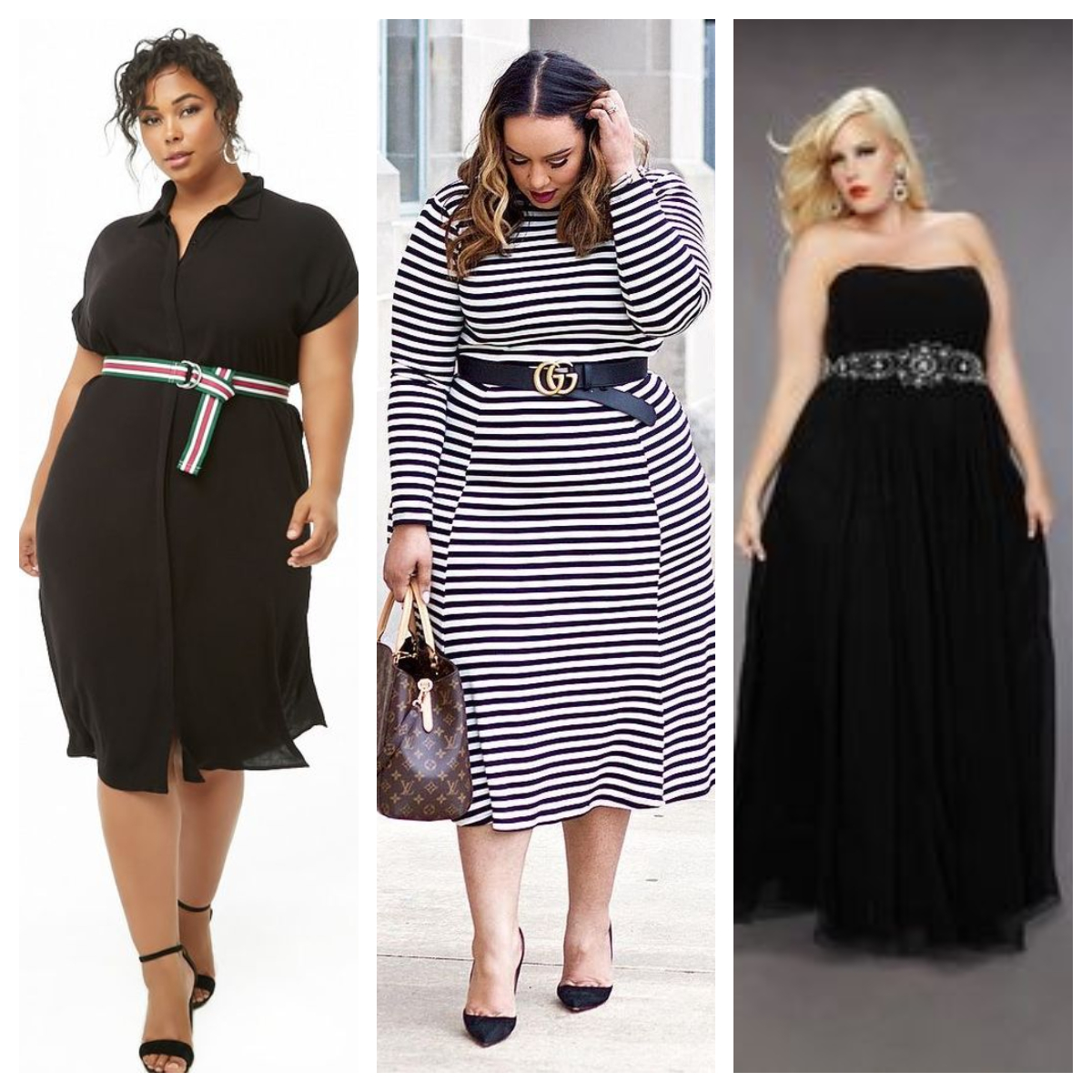 ¿Qué cinturón usar con vestido si soy gordita?