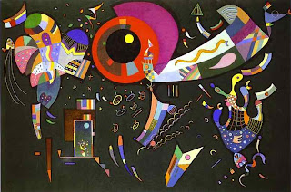 Madame Macabre: Pintura: Wassily Kandinsky.