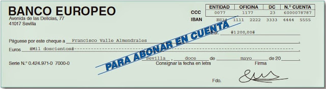 Derecho Mercantil : FORMAS ESPECIALES DEL CHEQUE