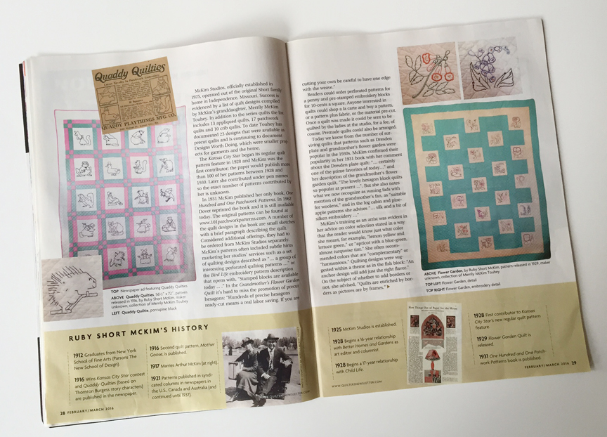 Inspired by Fabric: Meet Ruby Short McKim