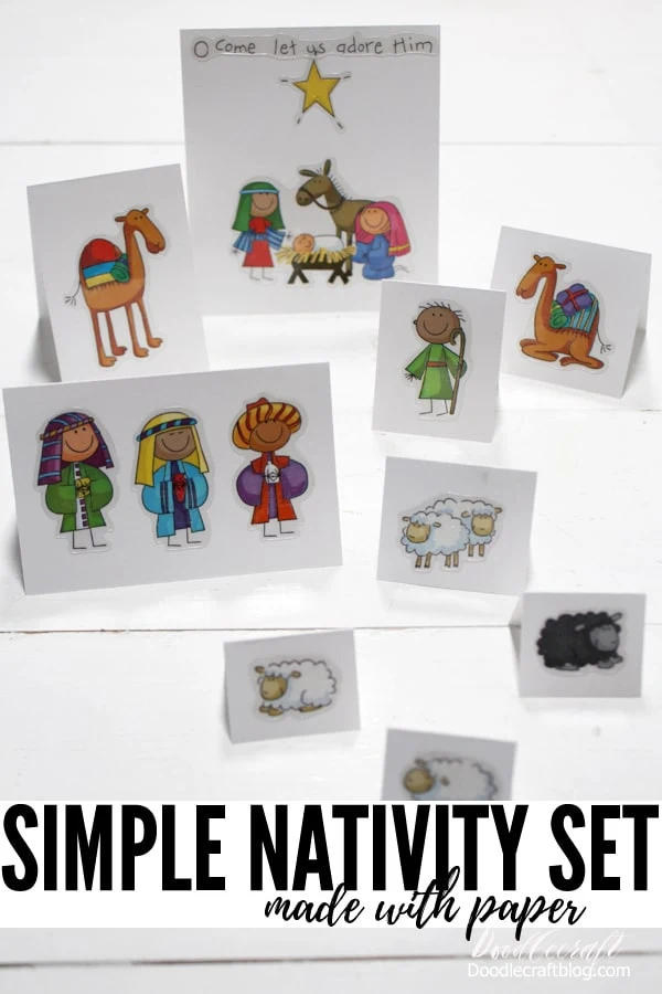 Christmas Nativity Block Creative Craft Kit!