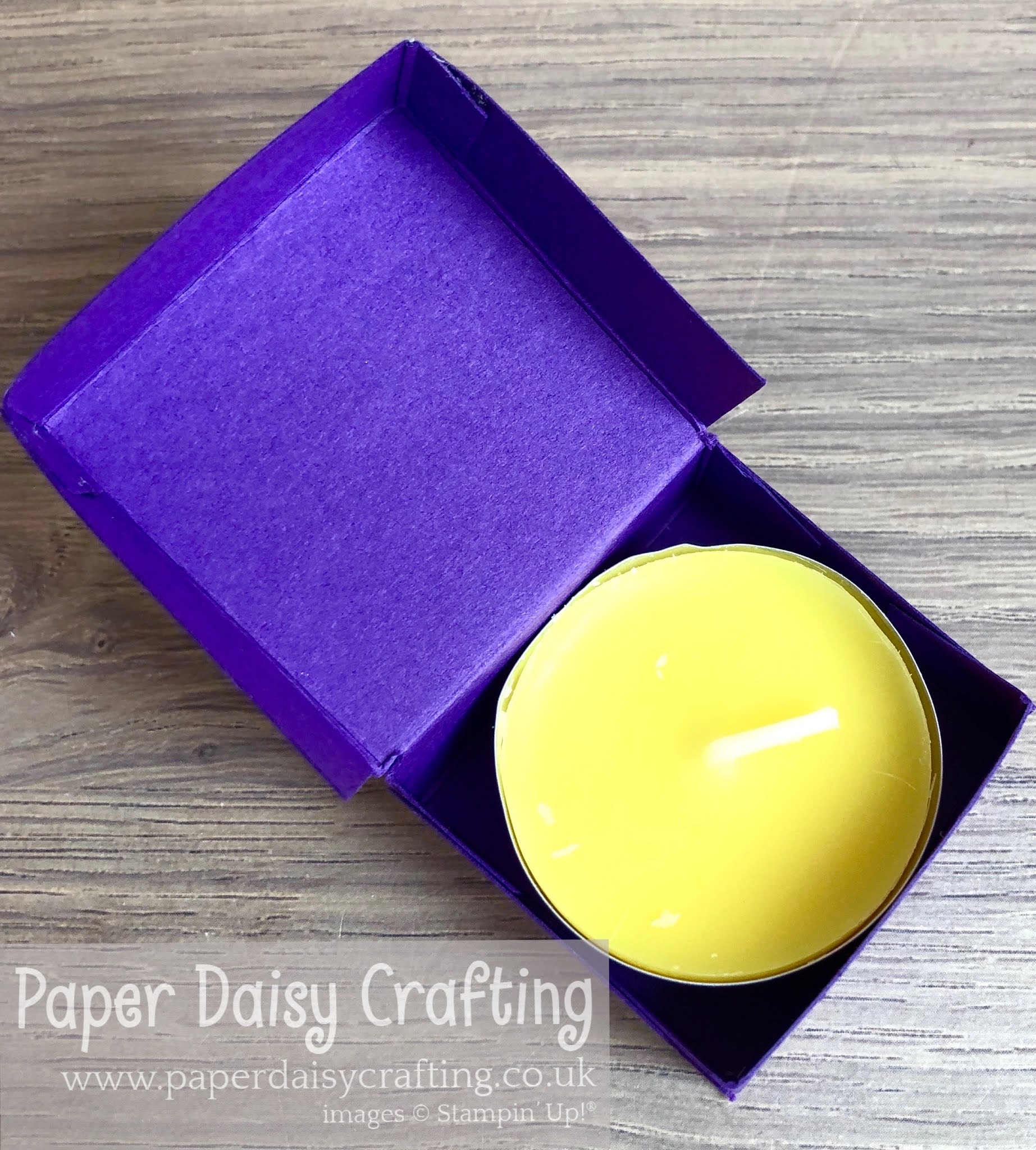 Paper Daisy Crafting: Mini tea light gift box - customer thank yous!