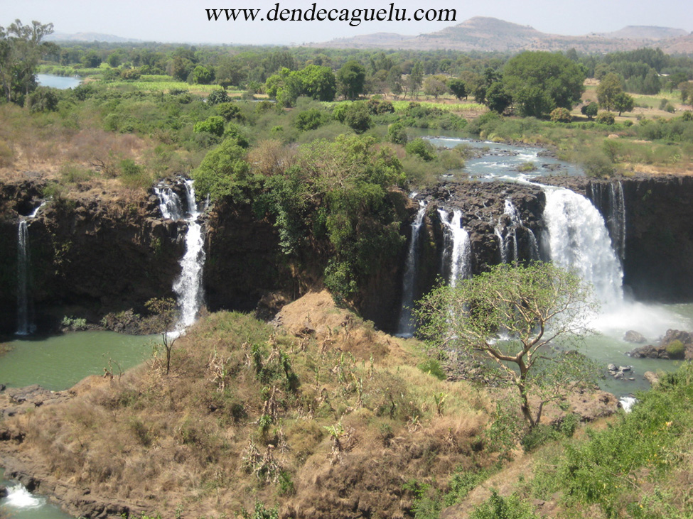 dendecaguelu: Las cataratas del rio Nilo Azul, en Etiopía.